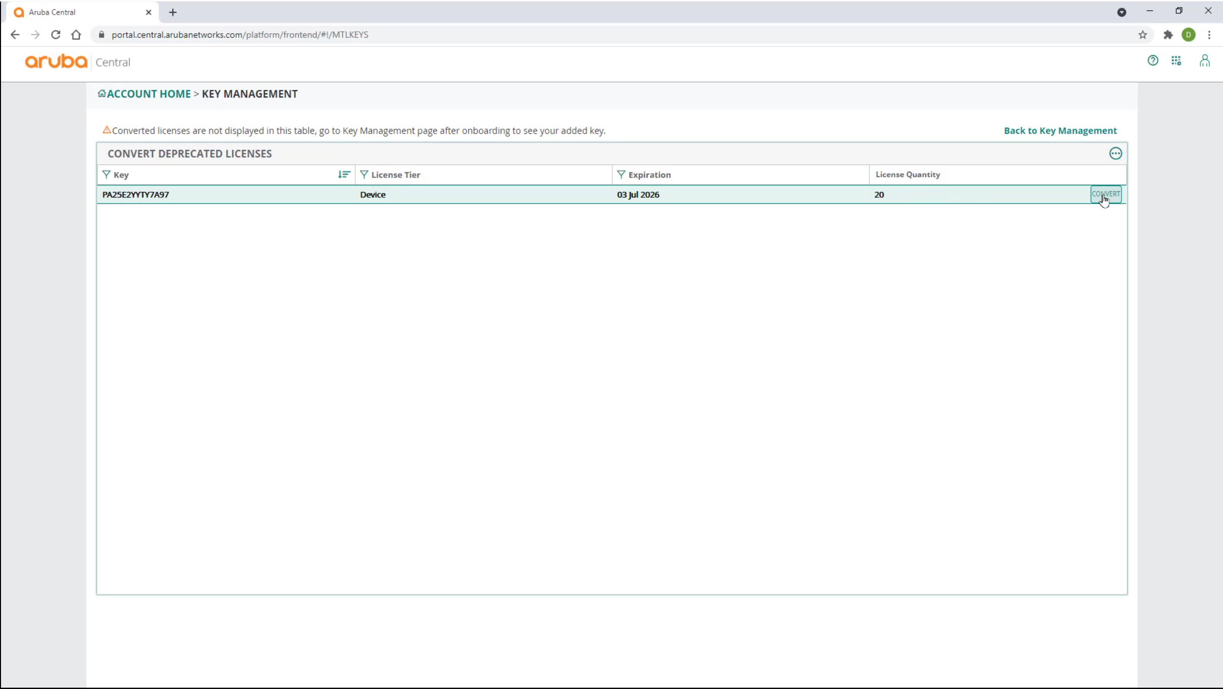Aruba Central’s new licensing system is simpler than food delivery
